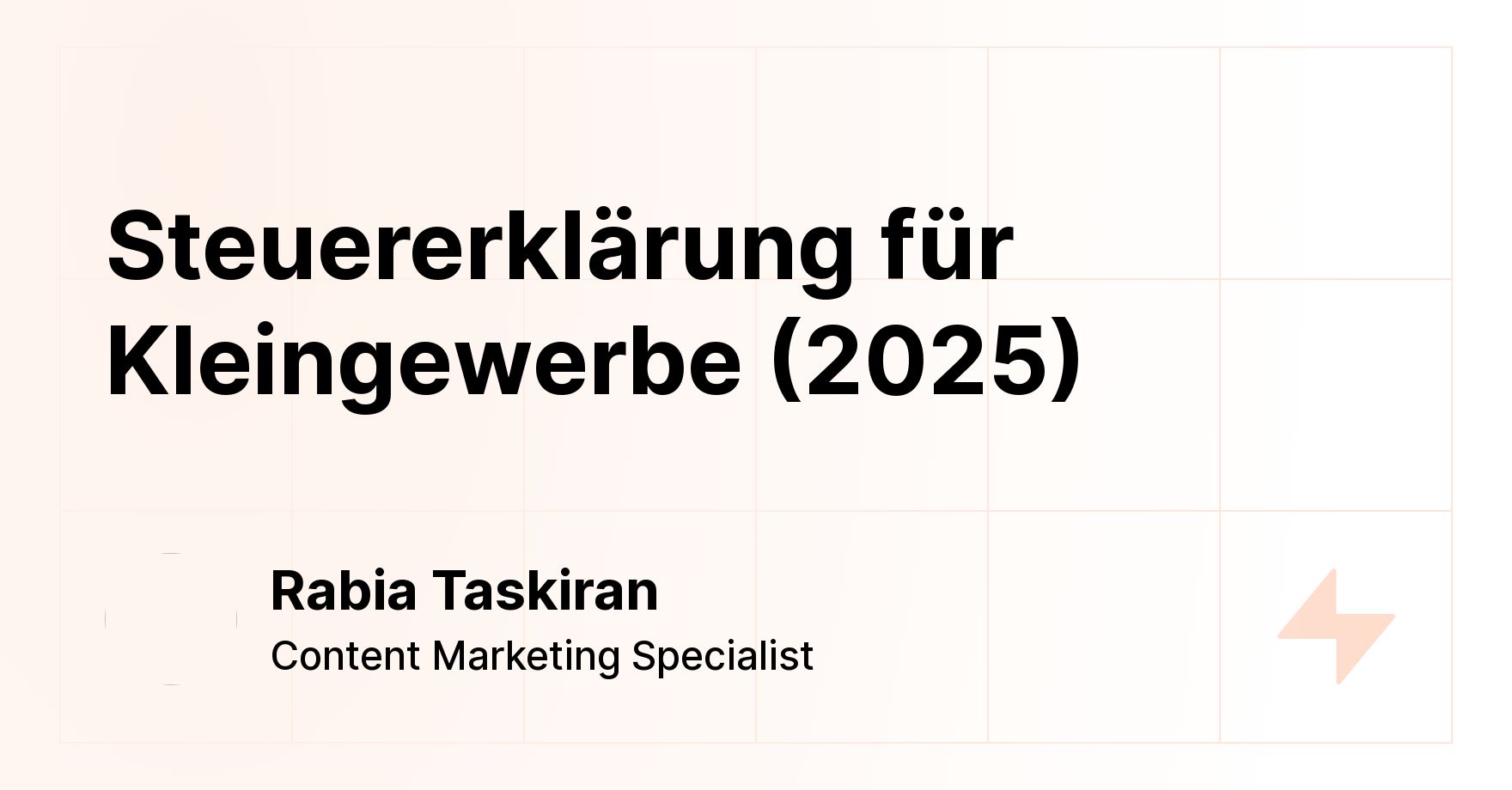 Steuererklärung für Kleingewerbe (2025) - ikas